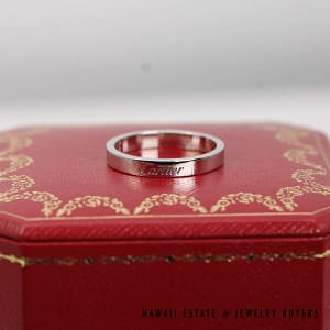 Cartier wedding ring box store